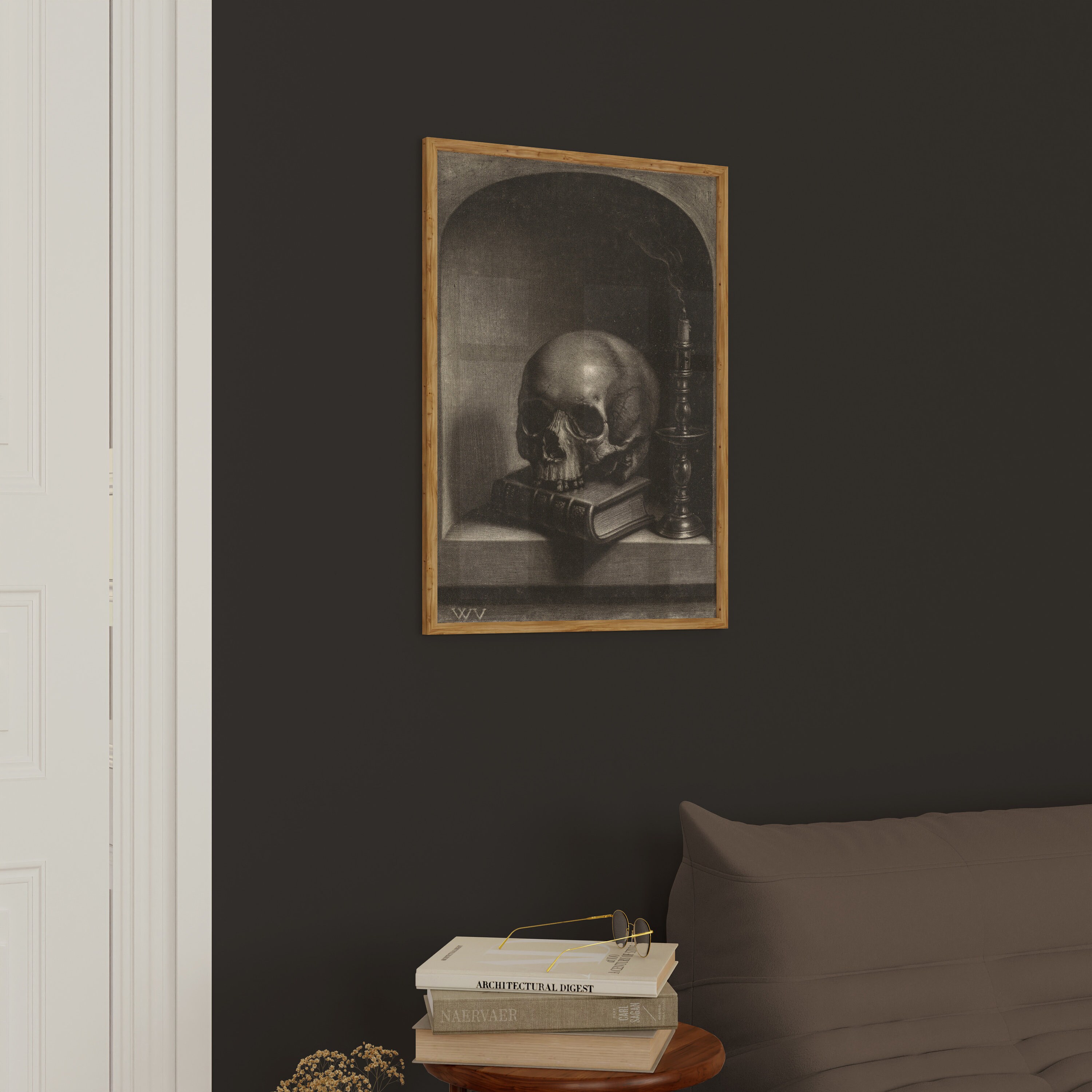 Dark Academia Decor, Moody Vintage Printable Art, Antique Vanitas Still ...