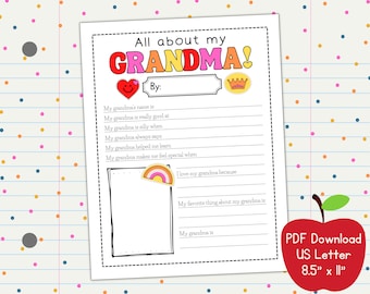 All About My Brother, Siblings Day Printable PDF, US Letter 8.5x11 ...