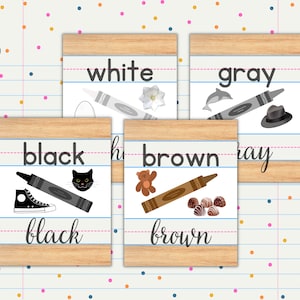 Rainbow Colors Classroom Posters for Preschool, Primary, Homeschool ...
