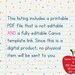 Substitute Teacher Mail Printable PDF, Editable Canva Template ...