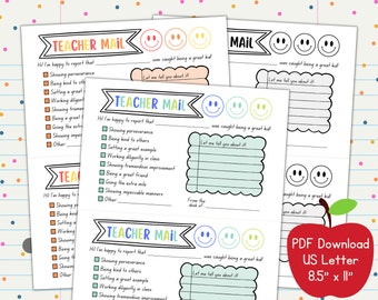 Substitute Teacher Mail Printable PDF, Editable Canva Template ...