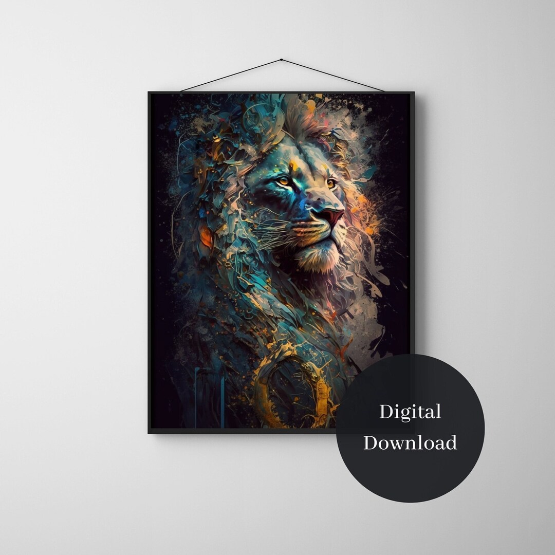 Digital Print Leo Sign Art Digiprint Leo Digital Download Non ...