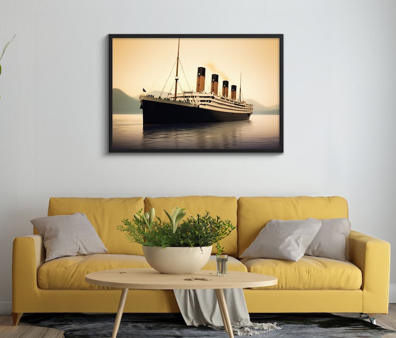 Titanic Commemorative Art, Digital Download A Historical Timepiece ...