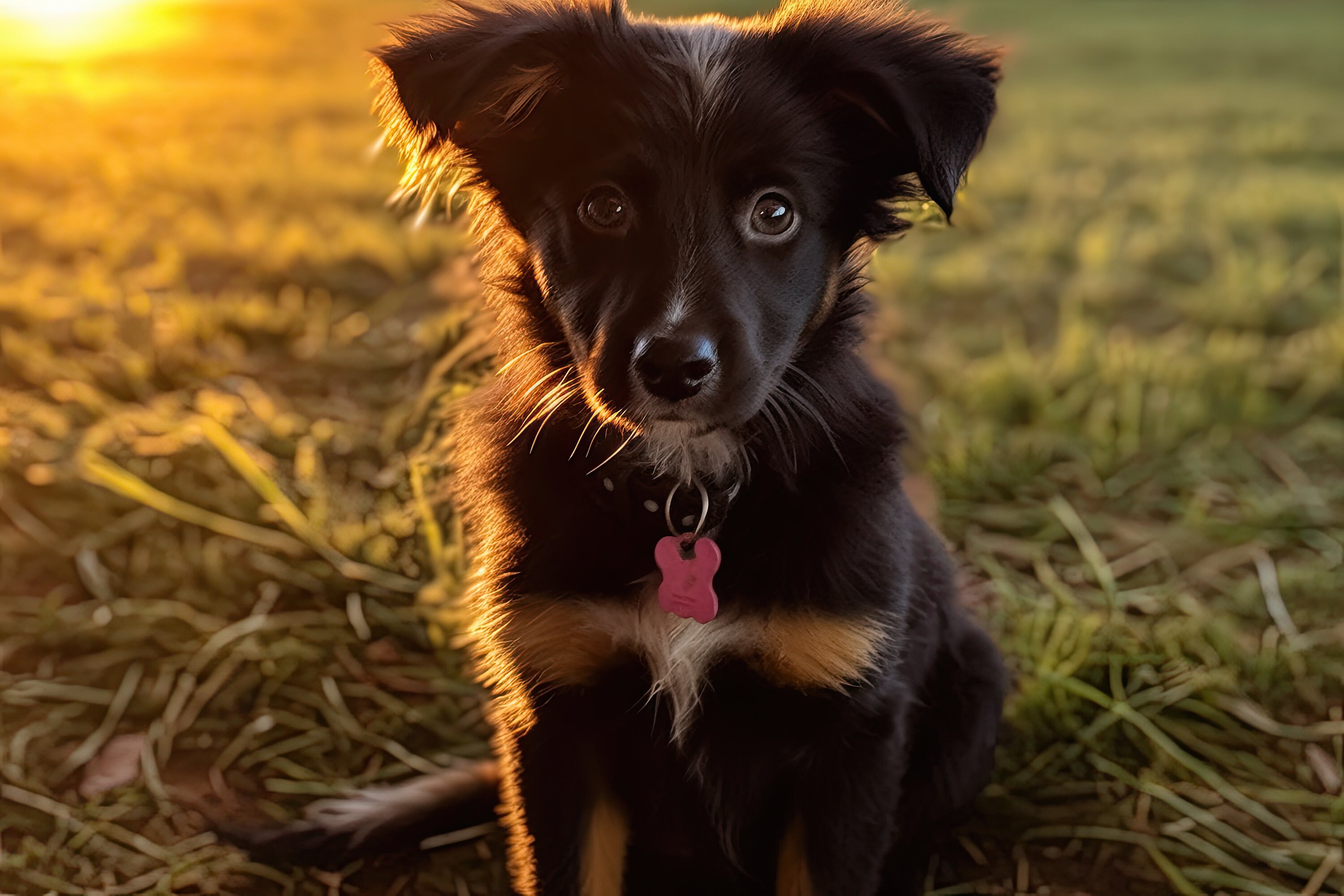 Mini Australian Shepherd Canvas Wall Art - Etsy