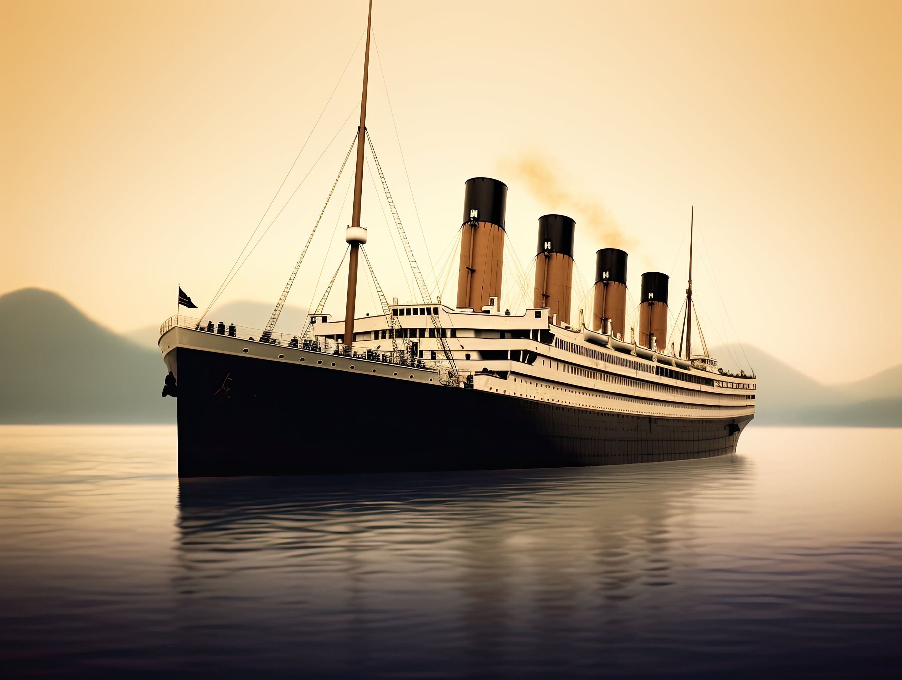 Titanic Commemorative Art, Digital Download - A Historical Timepiece ...