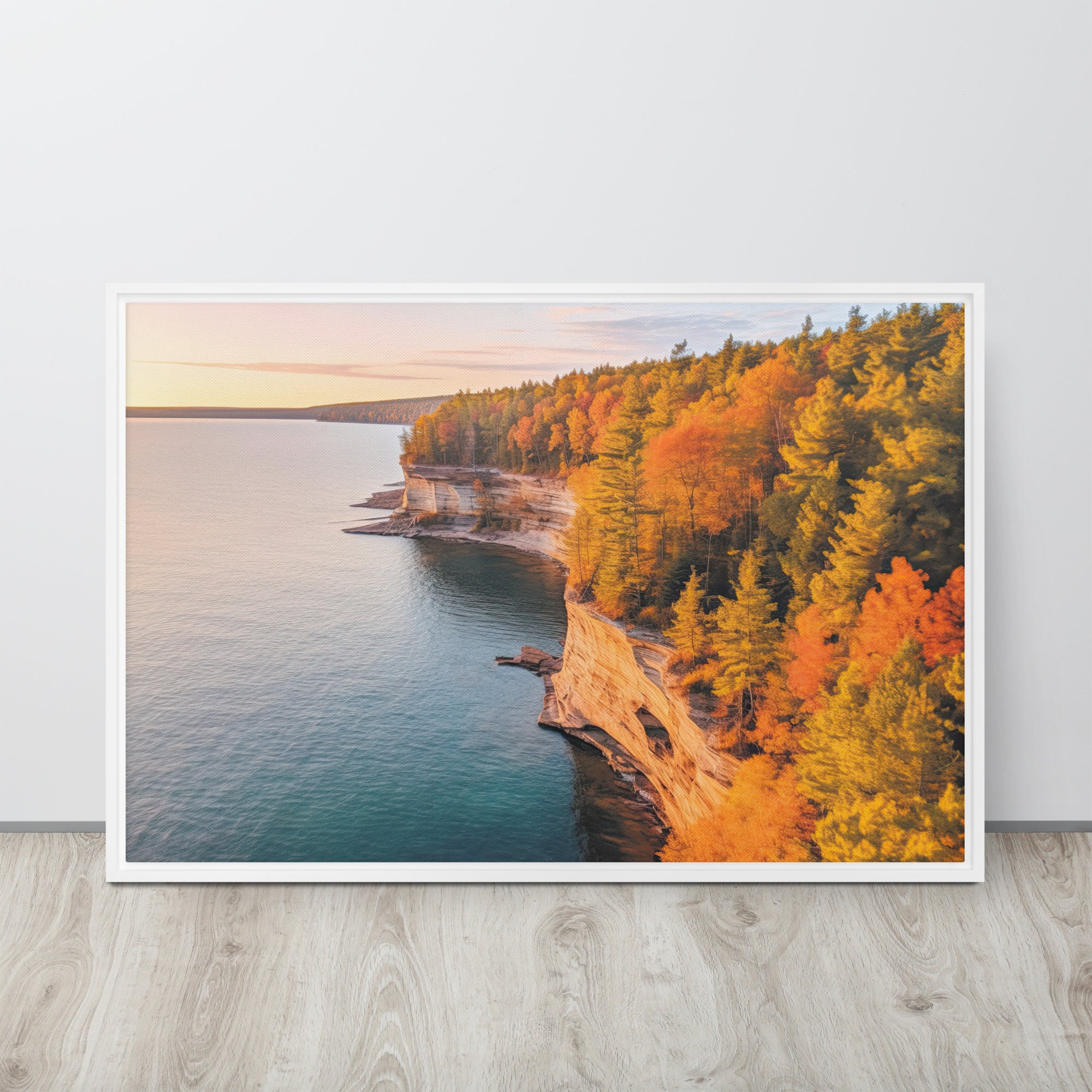Pictured Rocks, Michigan Wall Art, Digital Download, Photography ...