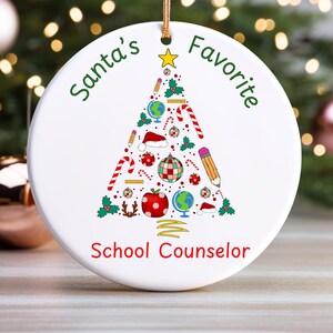 School Counselor Gift as Thank You or Teacher Appreciation, Christmas ...