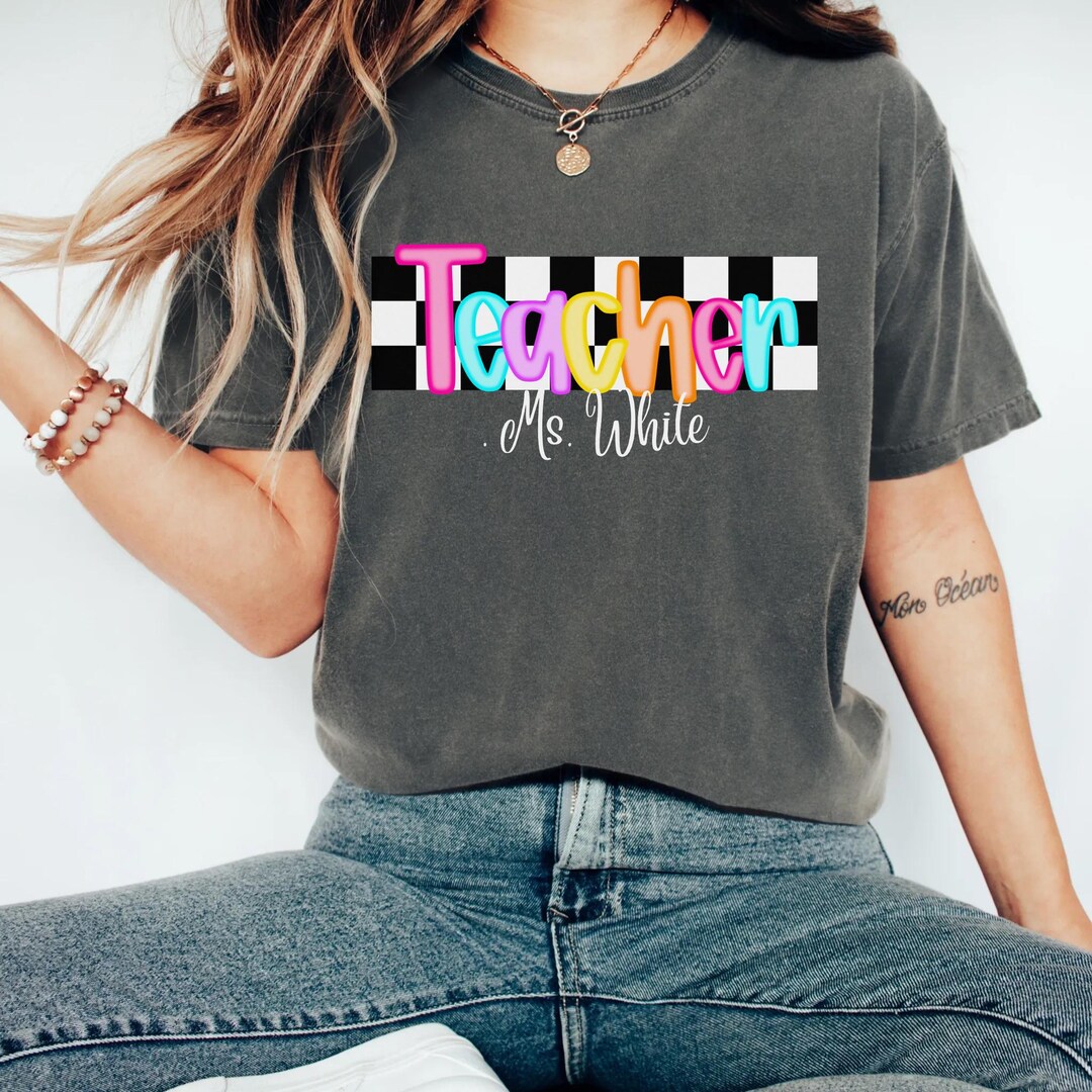 Comfort Colors First Day of School Shirt,beginning of Year Teacher ...