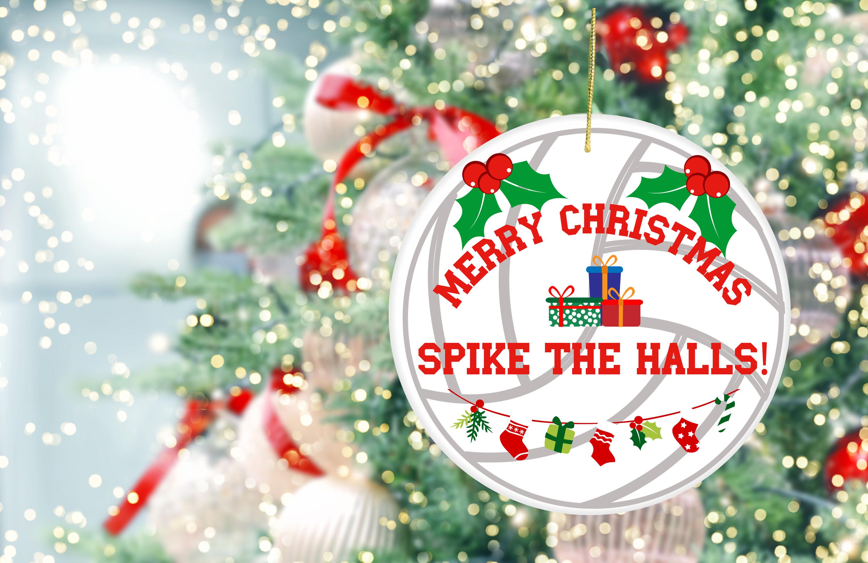 Volleyball Christmas Tree Ornament for Male or Female Present ...