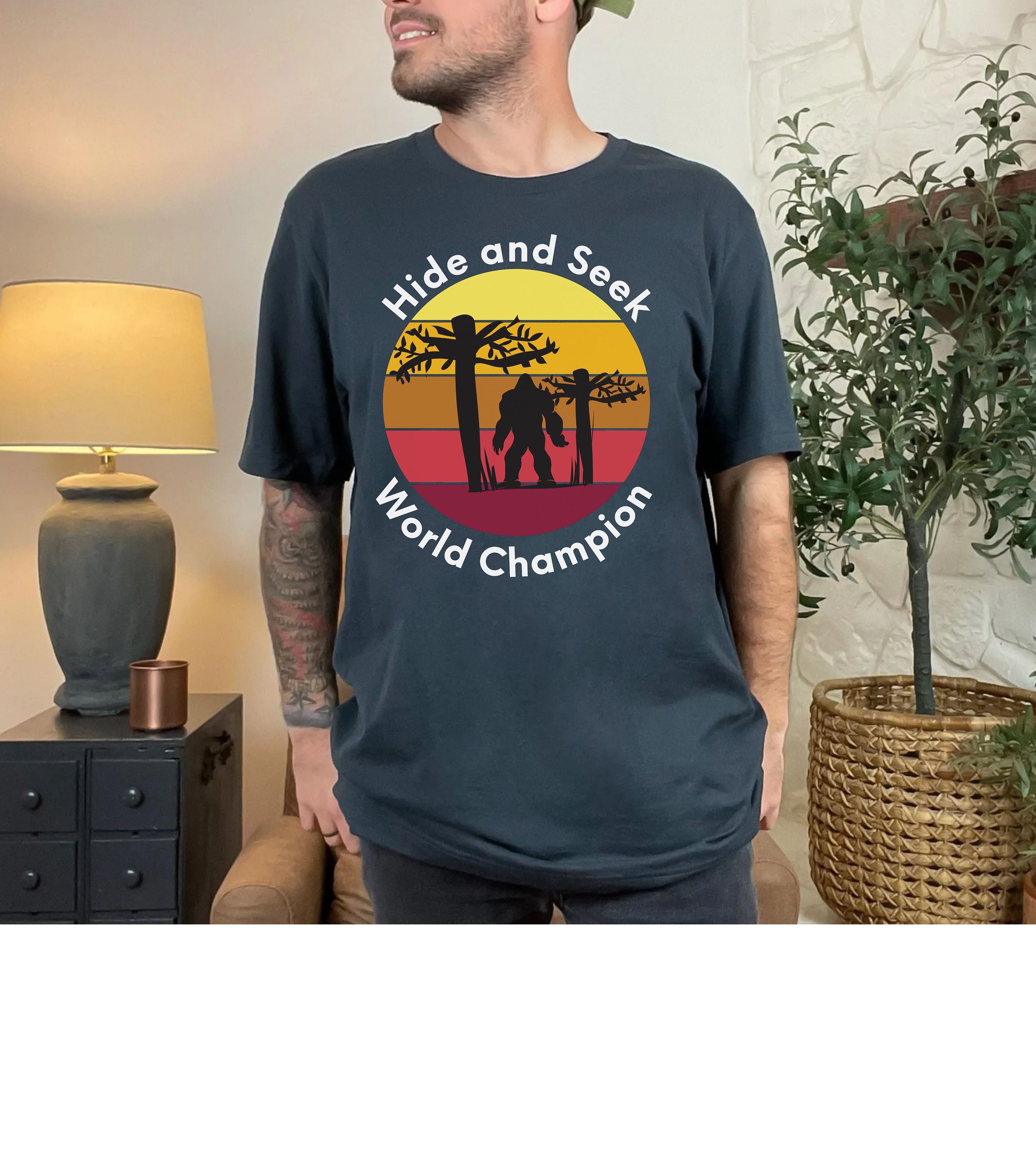 Sasquatch Hide and Seek World Champion Shirt Cottagecore Bigfoot T ...