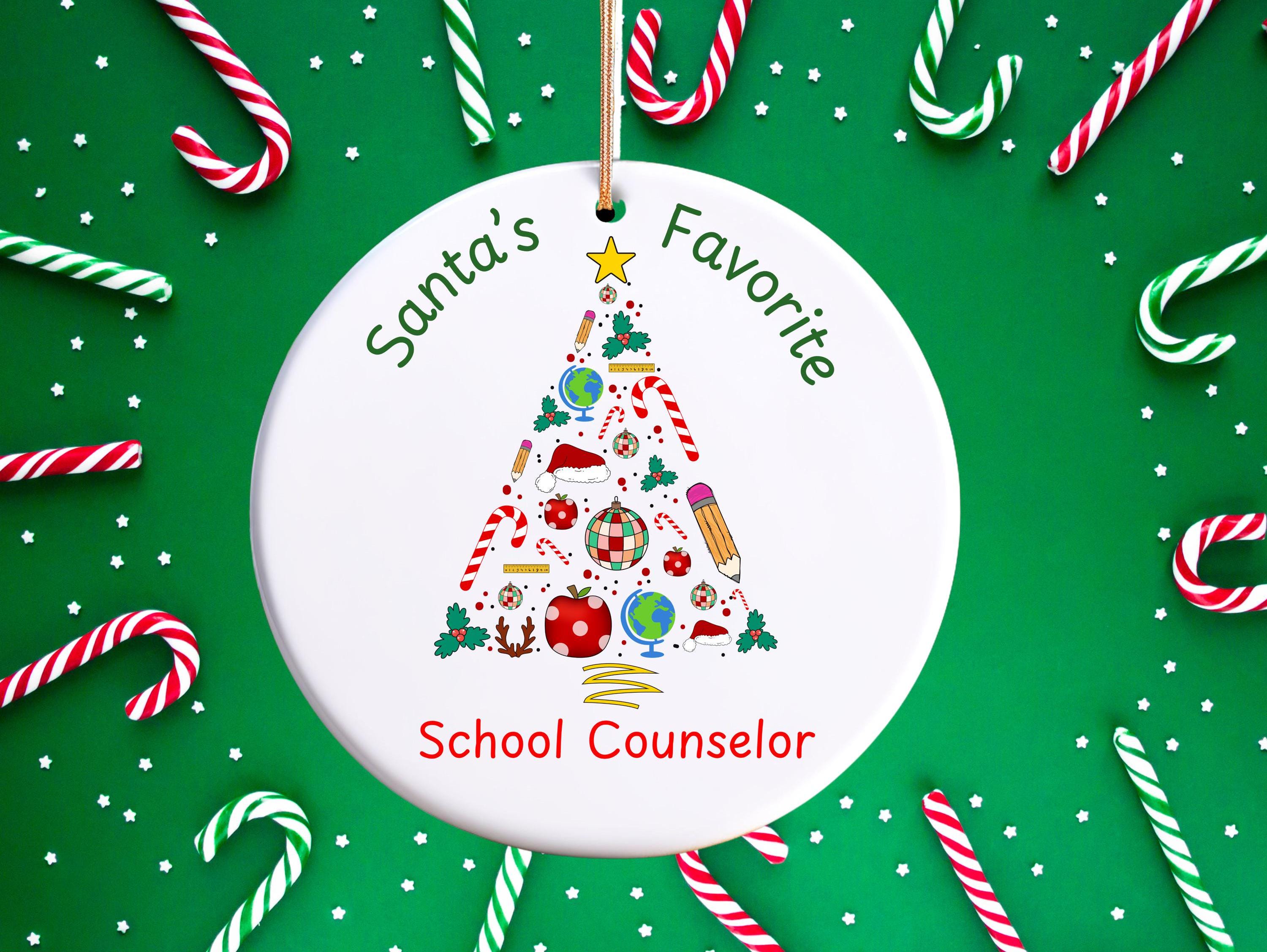School Counselor Gift as Thank You or Teacher Appreciation, Christmas ...