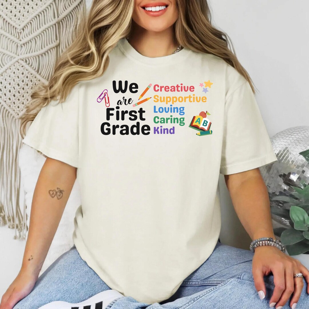 Comfort Colors First Day of School Shirt,beginning of Year Teacher ...