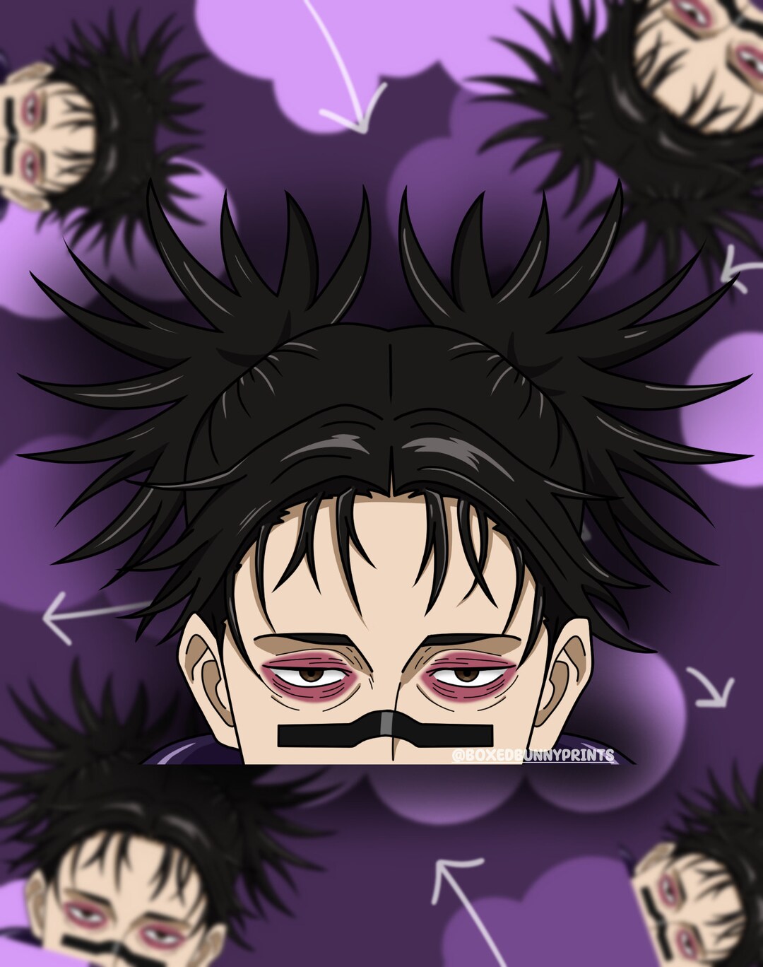 Blood Manipulation Anime Peeker - Etsy