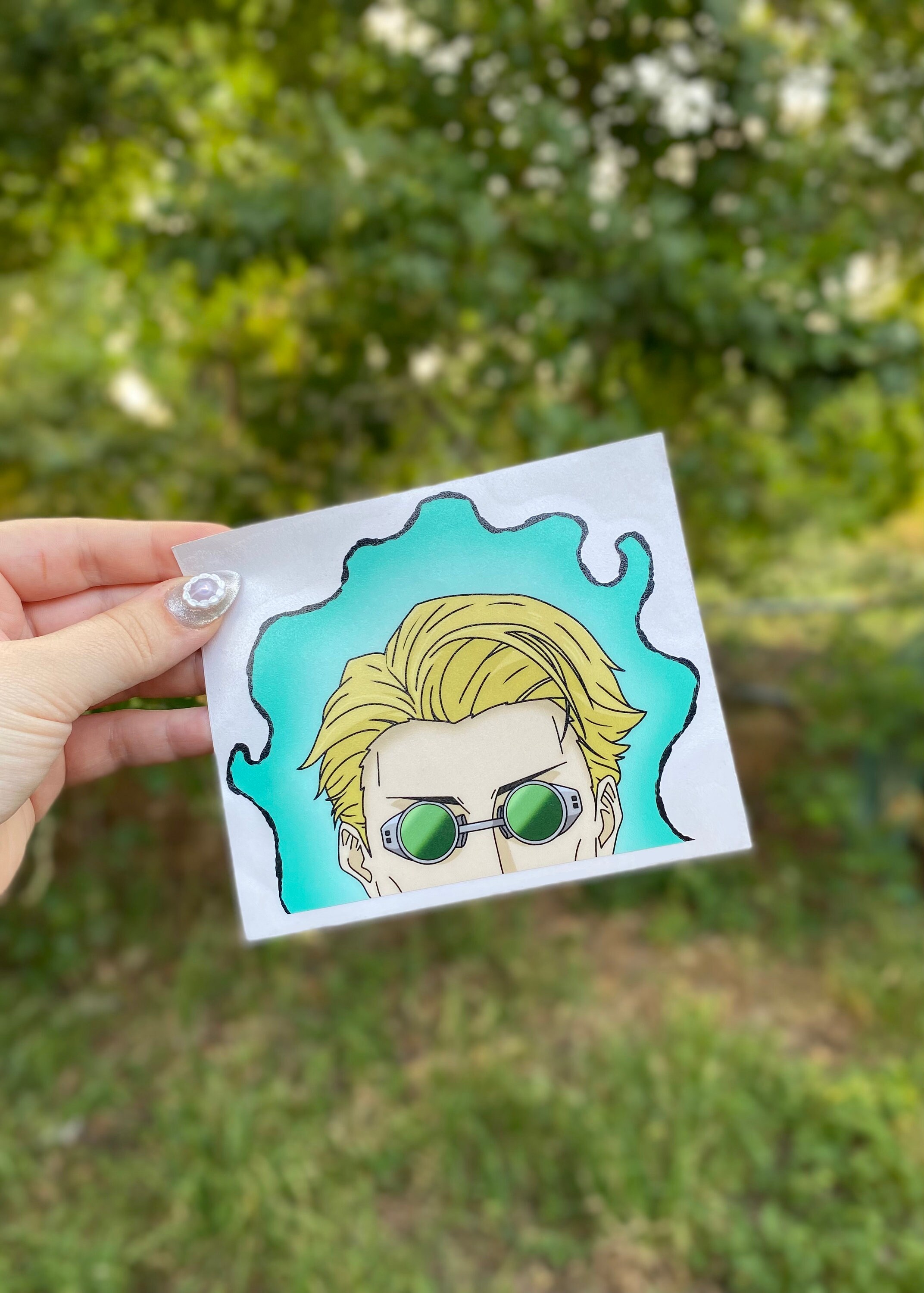 Kento Curse Energy Anime Peeker - Etsy