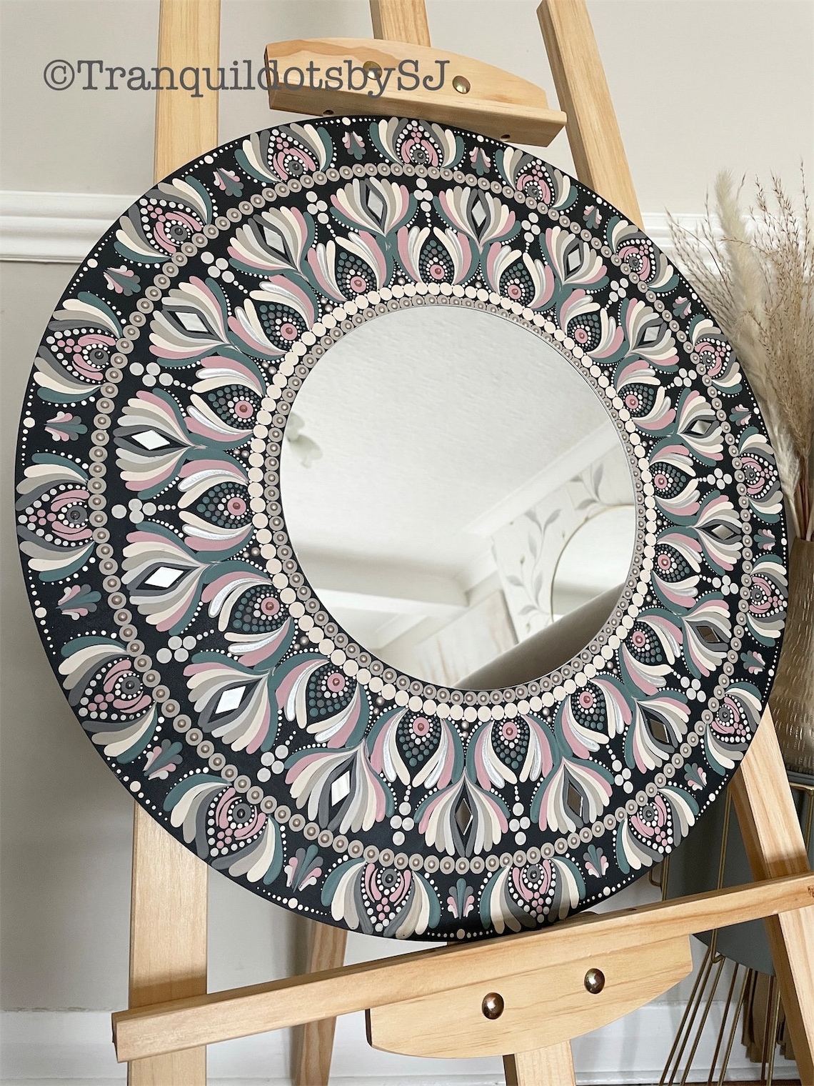 Hand-painted Mandala Mirror/mandala Art/mandala Dot Art - Etsy Canada