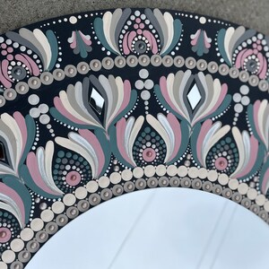 Hand-painted Mandala Mirror/mandala Art/mandala Dot Art - Etsy Canada