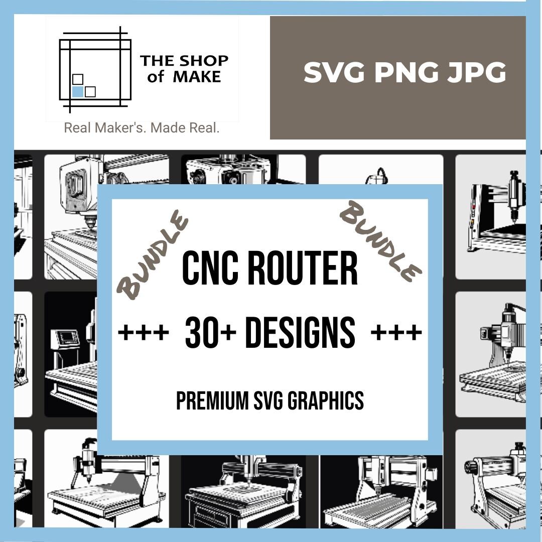 32 CNC Router SVG Bundle, Clipart Web Art Print Graphic, Laser Engrave ...