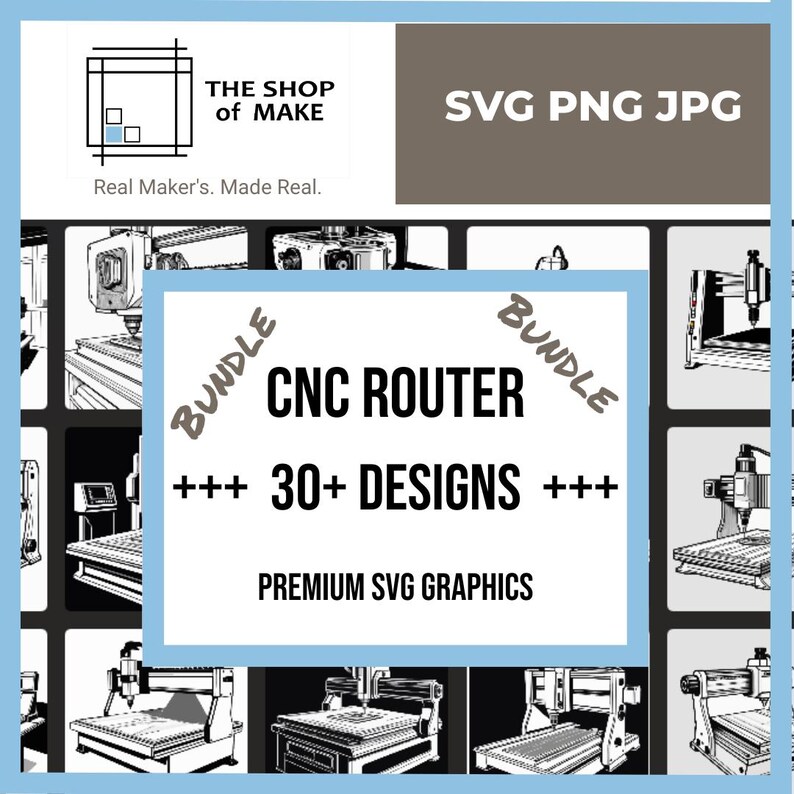 32 CNC Router SVG Bundle, Clipart Web Art Print Graphic, Laser Engrave ...