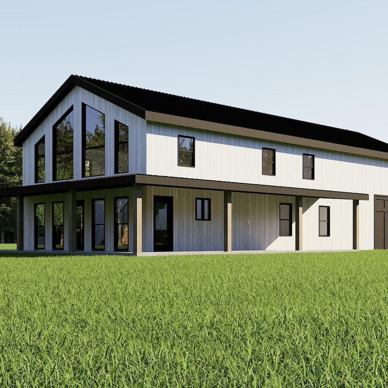 Barndominium Plans Sp119 Condren - Etsy Canada