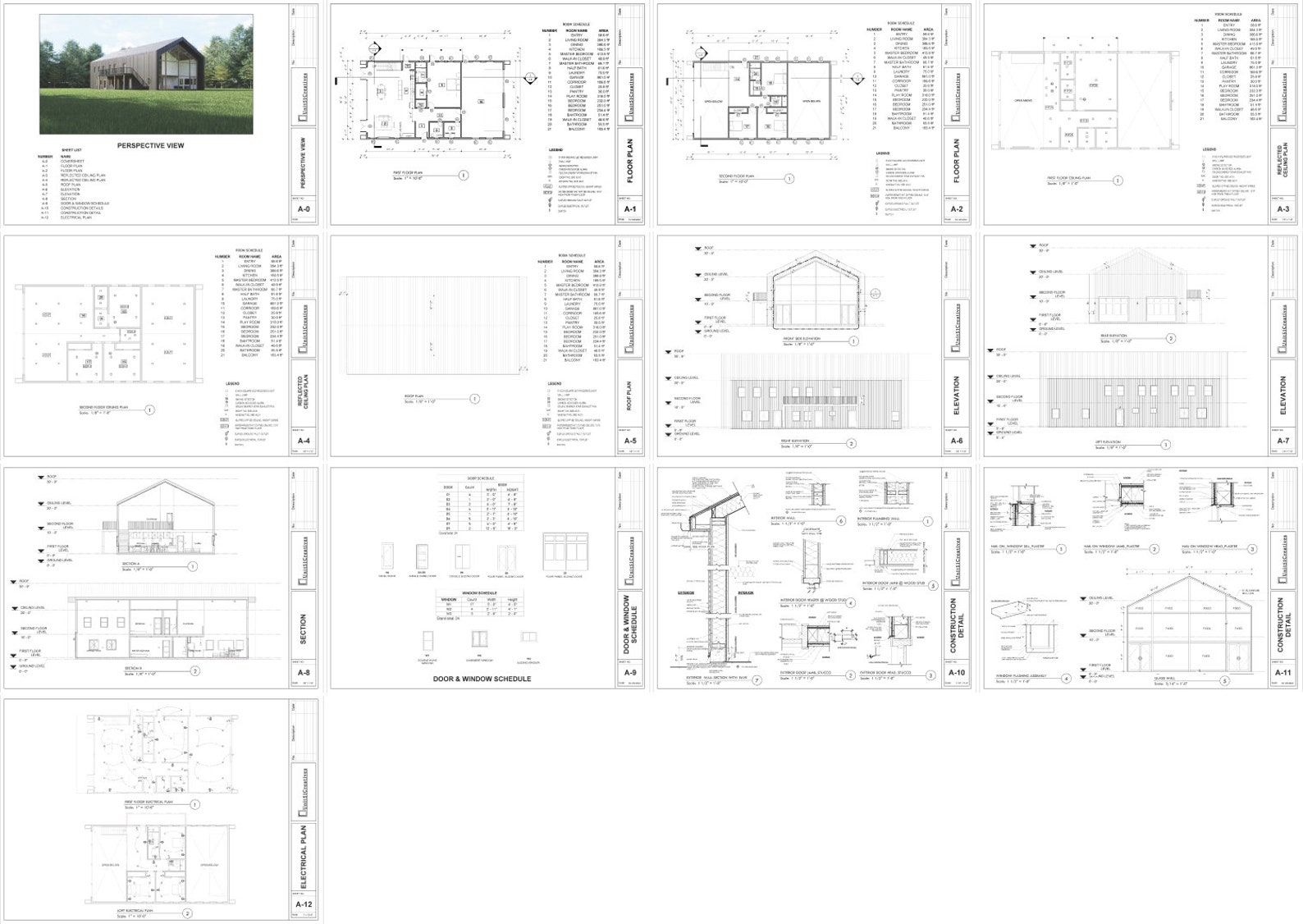 Barndominium House Plan, 4 Bedroom 4 Bathroom With Garage and Loft ...