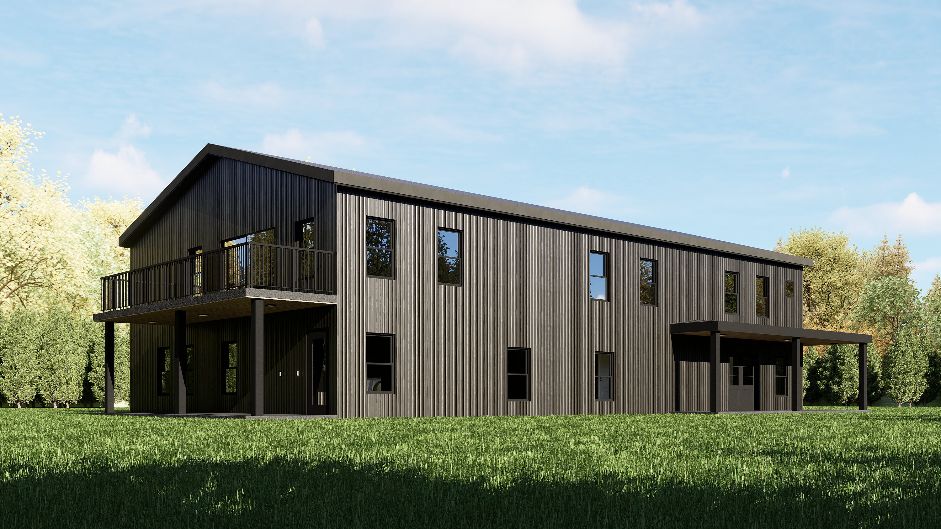 Barndominium, House Plan, 5 Bedroom 4 Bathroom, 2800 Sq Ft, 40x70 Floor ...