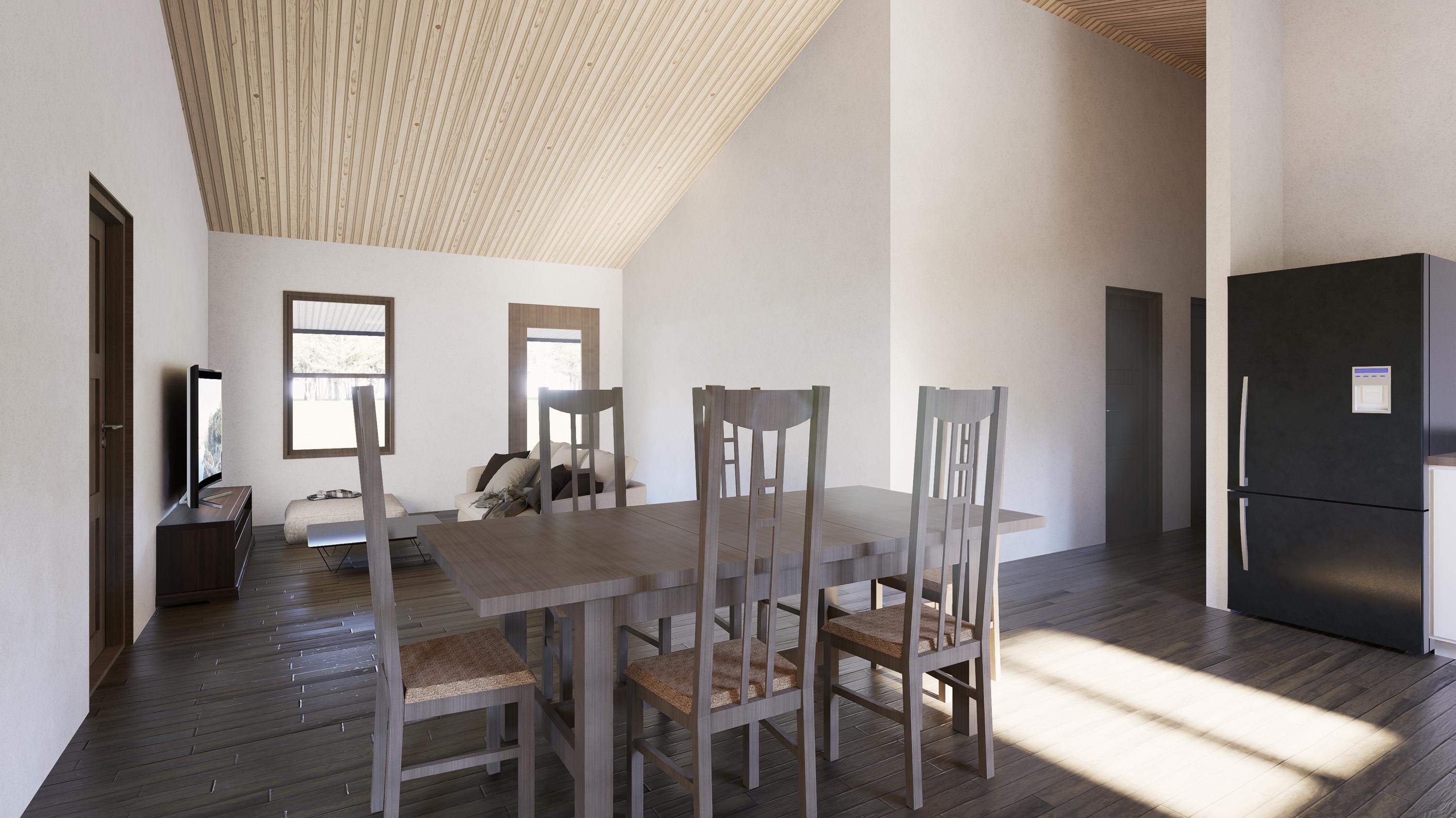 House Plan, 4 Bedroom 2 Bathroom With Porch, 1500 Sq Ft, Barndominium ...