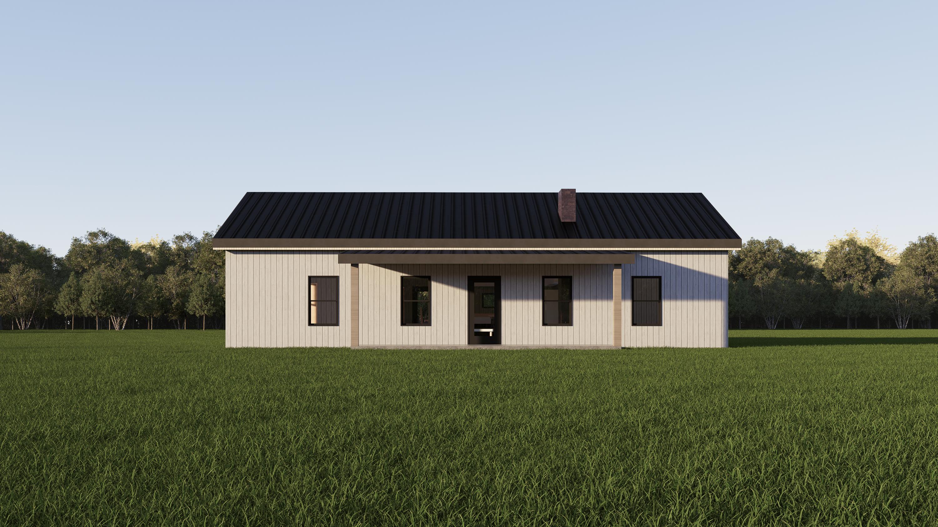 Barndominium, House Plan, 3 Bedroom 2 Bathroom, 1500 Sq Ft, 50x30 Floor ...