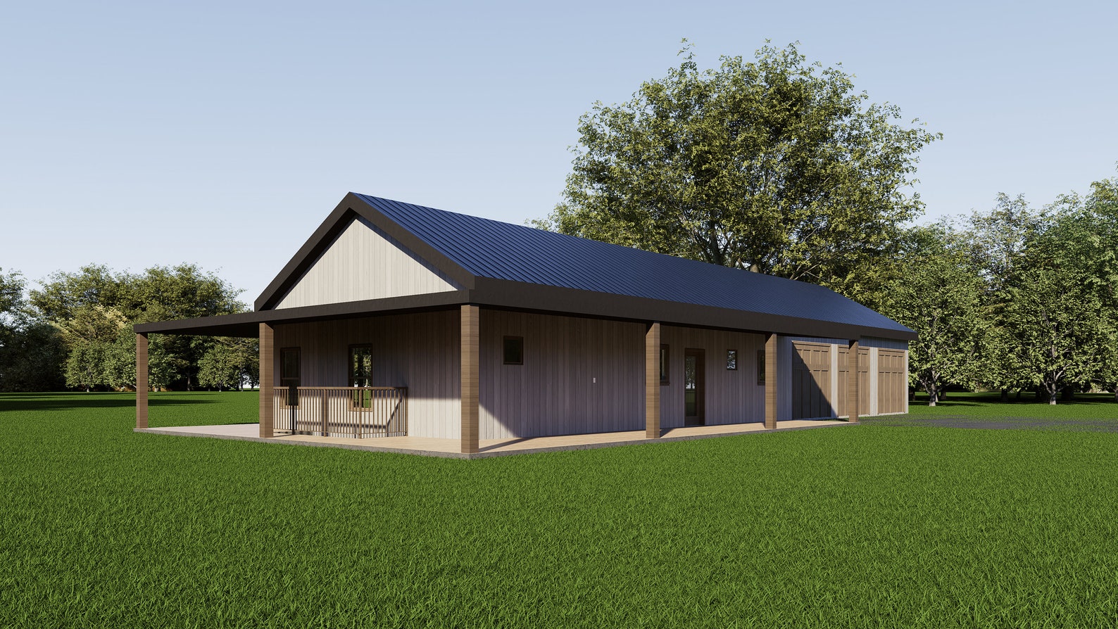Barndominium House Plan | 2 Bed 2 Bath | 80x25 Layout | 2000 Sq Ft ...