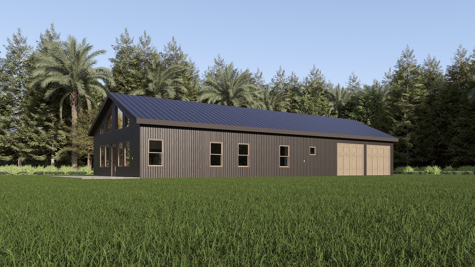 Barndominium, House Plan | 3 Bed 2 Bath | 1500 Sq Ft | 30x50 Floor Plan ...