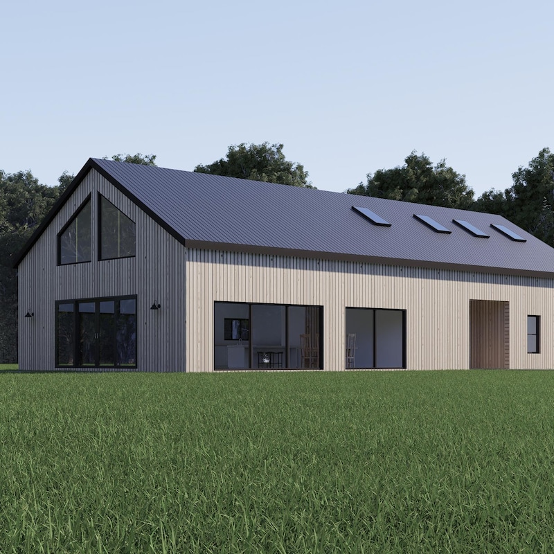 Scandinavian Ranch House - Etsy