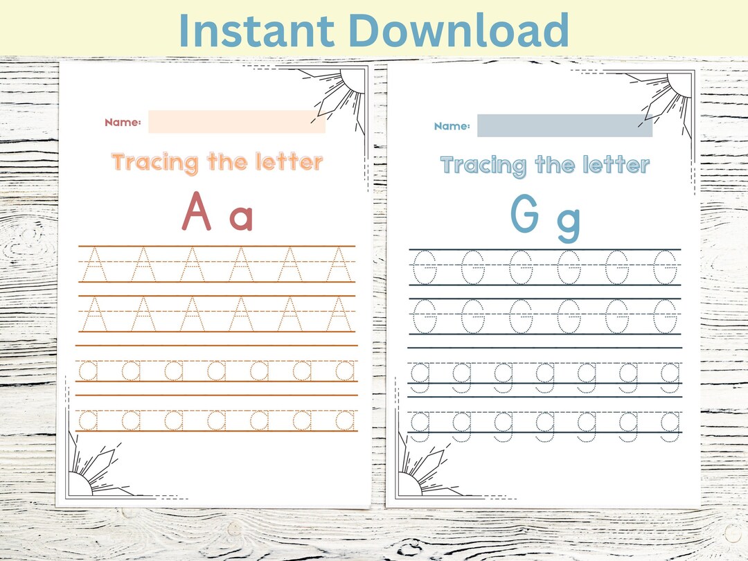 Letter Alphabet Traceables, Teacher Alphabet Sheet, Preschool ...