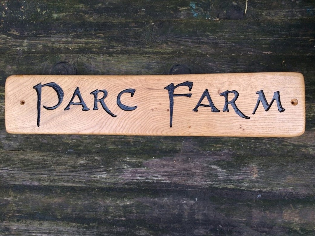 Oak House Name Plaque, Bar Sign, Gift for Him, - Etsy