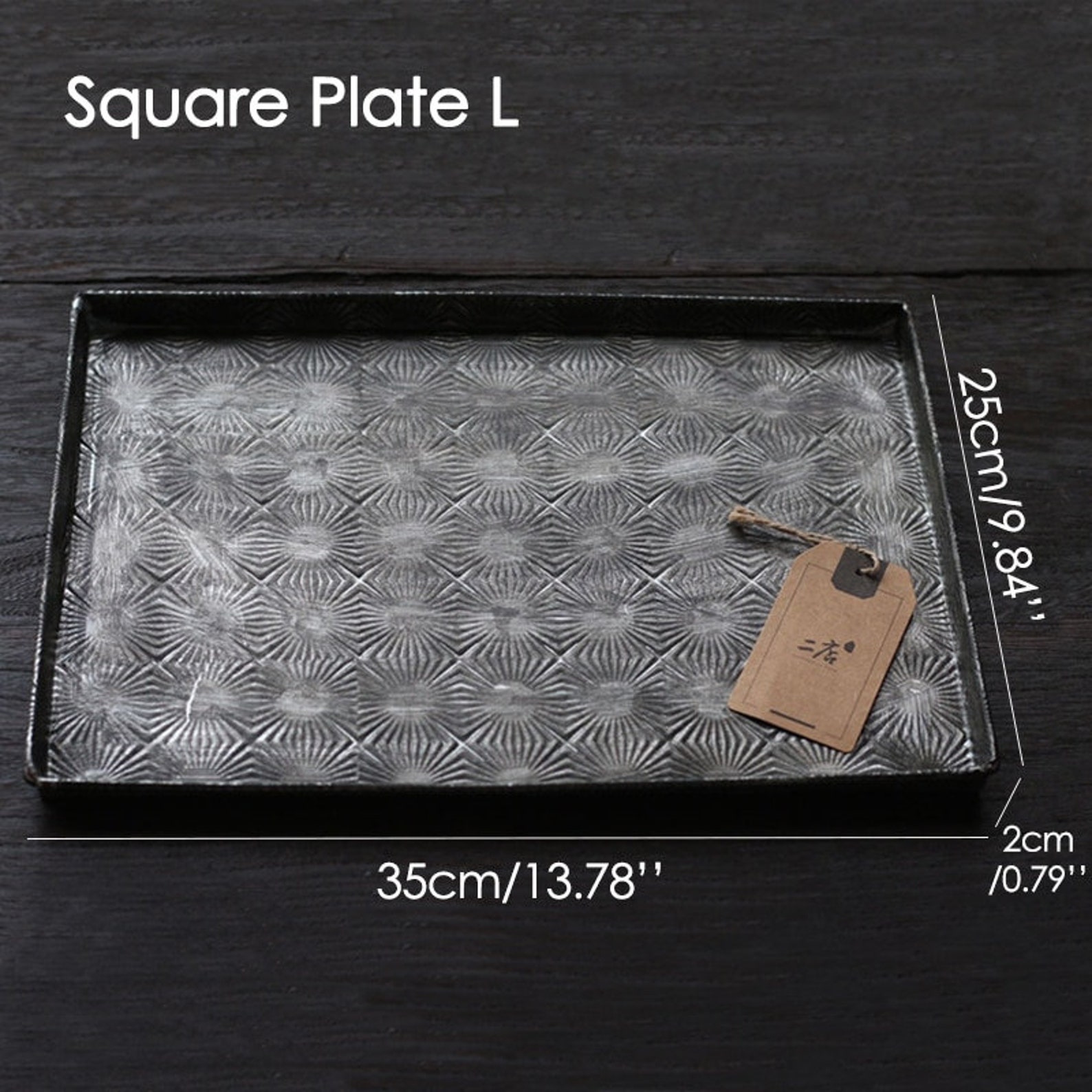 Breakfast Tray Retro Iron Plates for Bread Waffle Decorative Kitchen ...