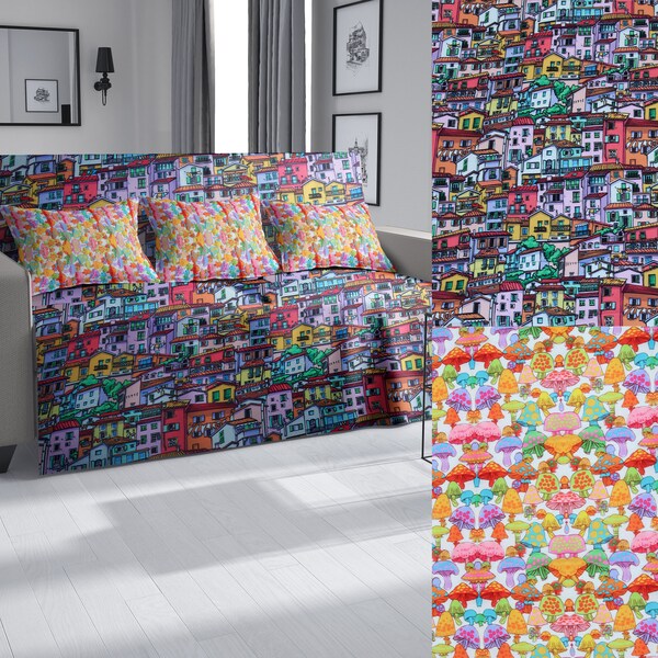 Funky Upholstery Fabric - Etsy