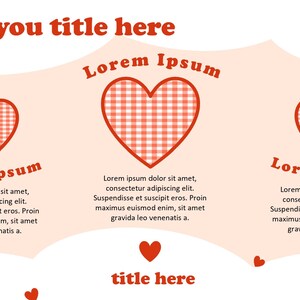Vintage Heart Shape Powerpoint Template - Etsy