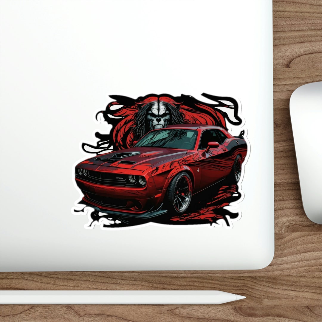 Car Sticker Dodge Challenger Sticker Challenger Sticker - Etsy
