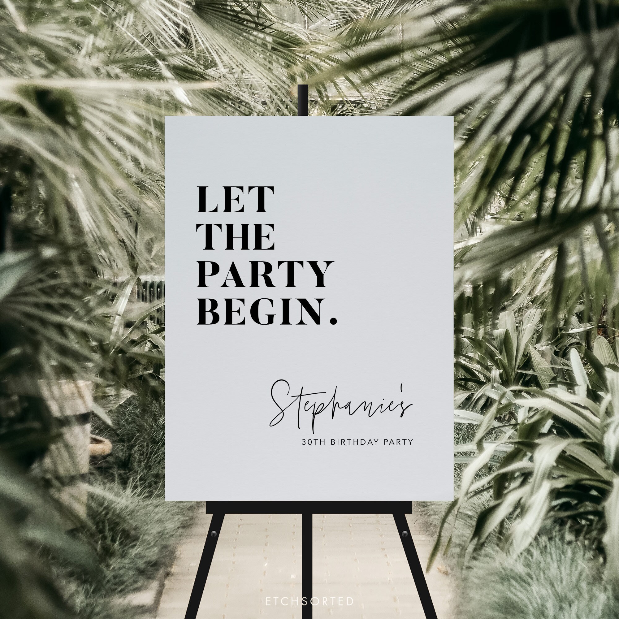 Birthday Welcome Sign, 30s Birthday Sign, 30th Party Sign, ES008 - Etsy