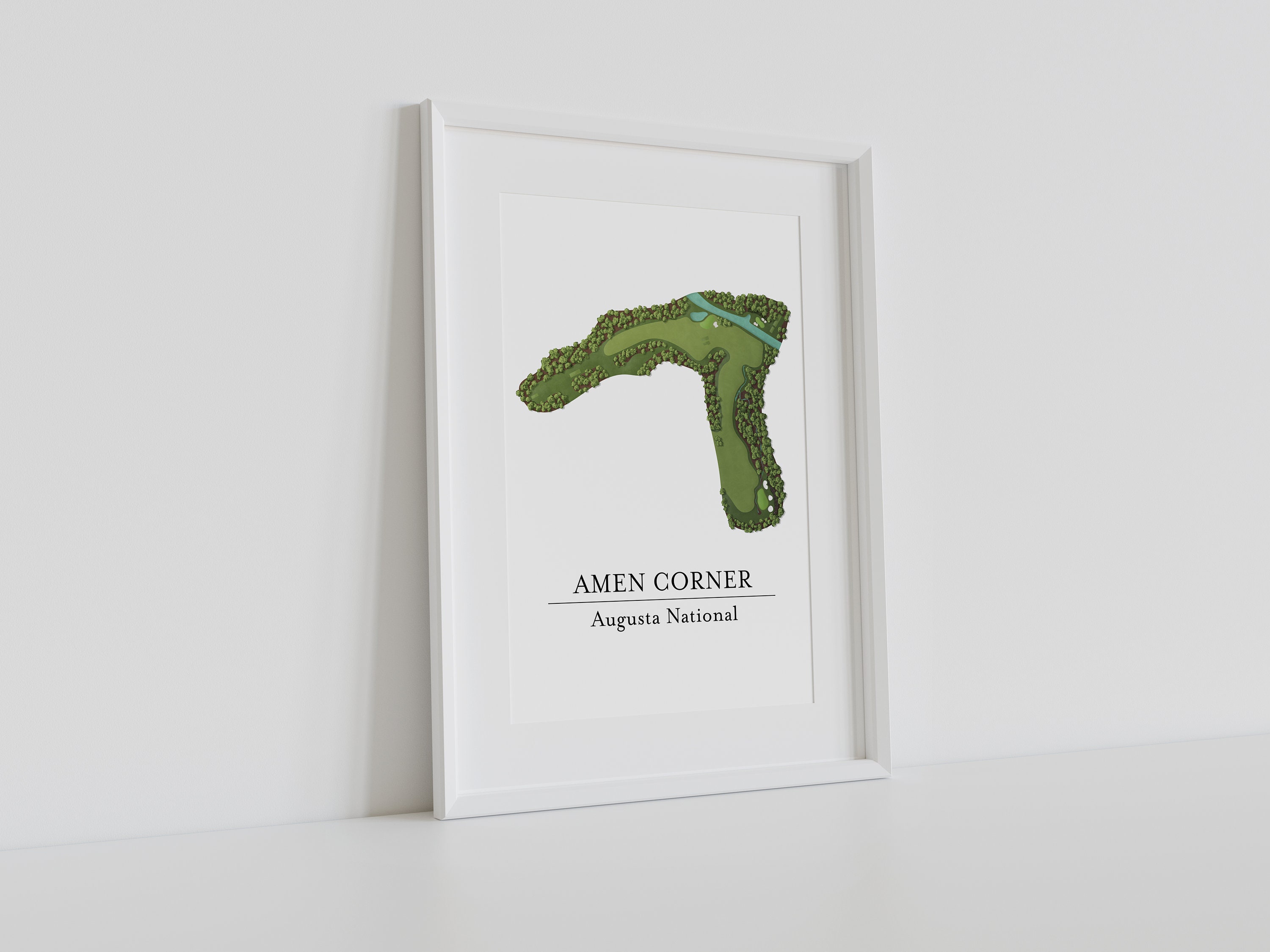 Amen Corner Augusta National Golf Course, the Masters Golf Print for ...