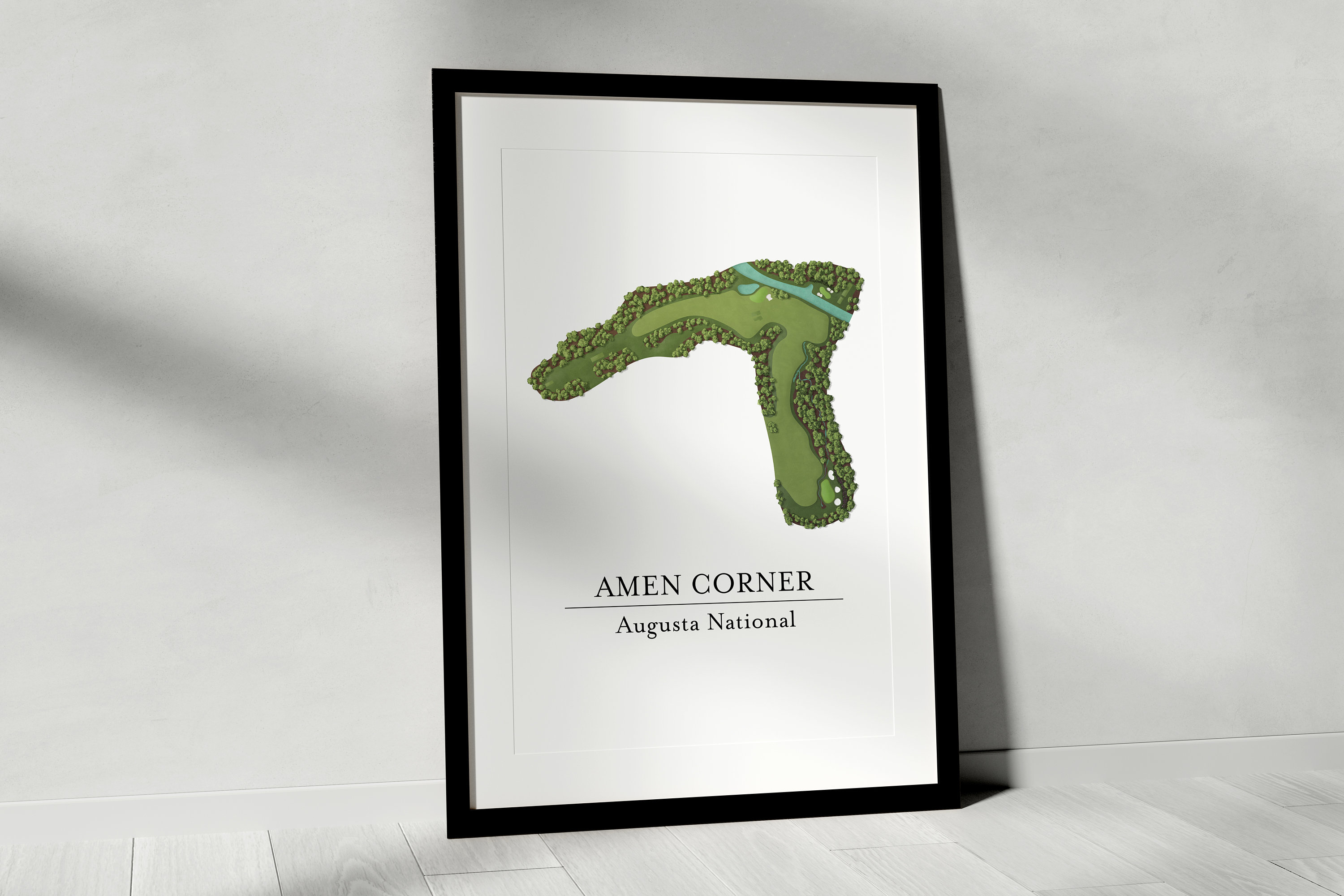 Amen Corner Augusta National Golf Course, the Masters Golf Print for ...