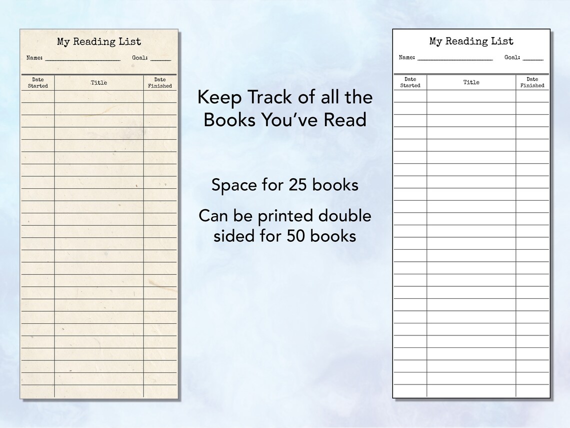 Printable Library Card Bookmarks - Etsy