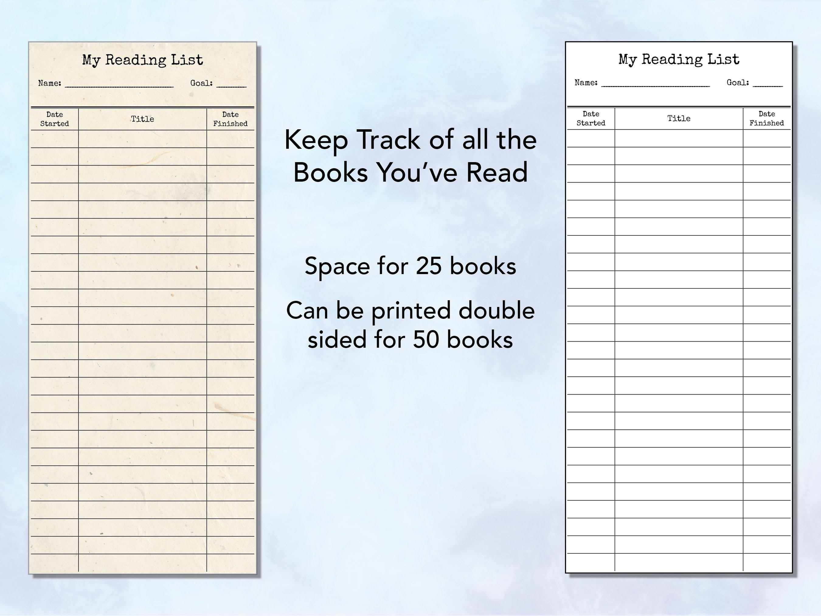 Printable Library Card Bookmarks - Etsy