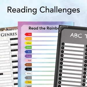 Reading Challenges: Read the Rainbow, ABC Alphabet Titles, and Book ...