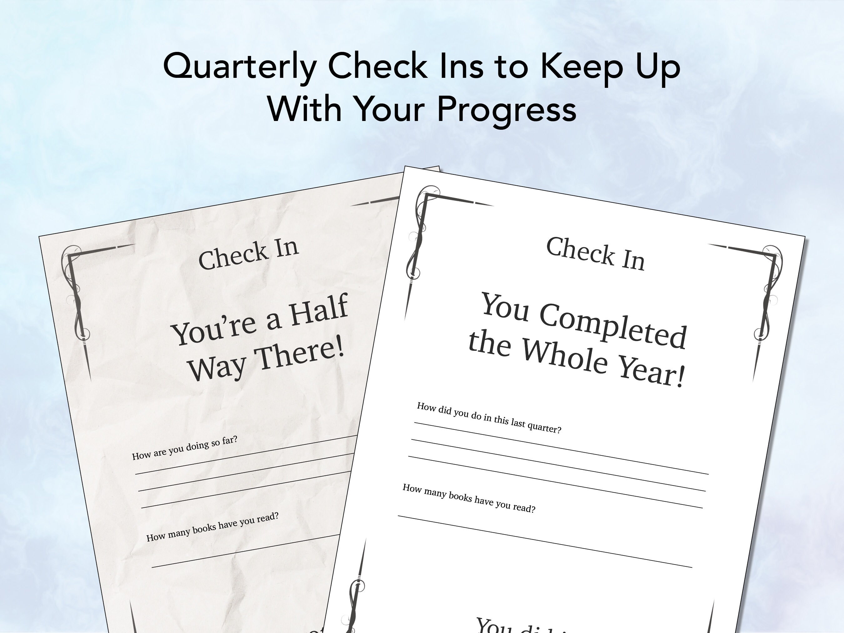 Printable Reading Tracker, Daily, Monthly, Yearly - Etsy