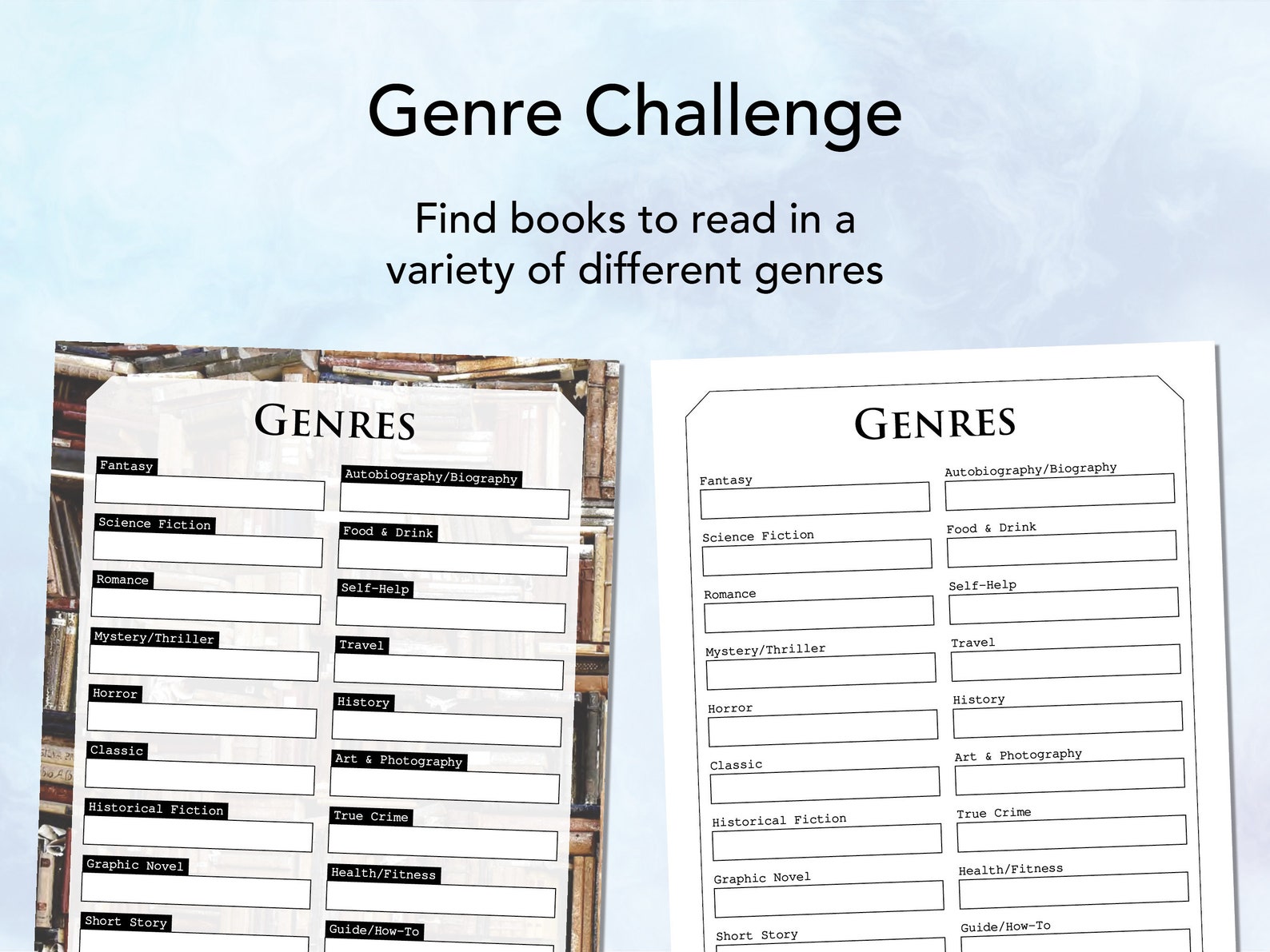 Reading Challenges: Read the Rainbow, ABC Alphabet Titles, and Book ...