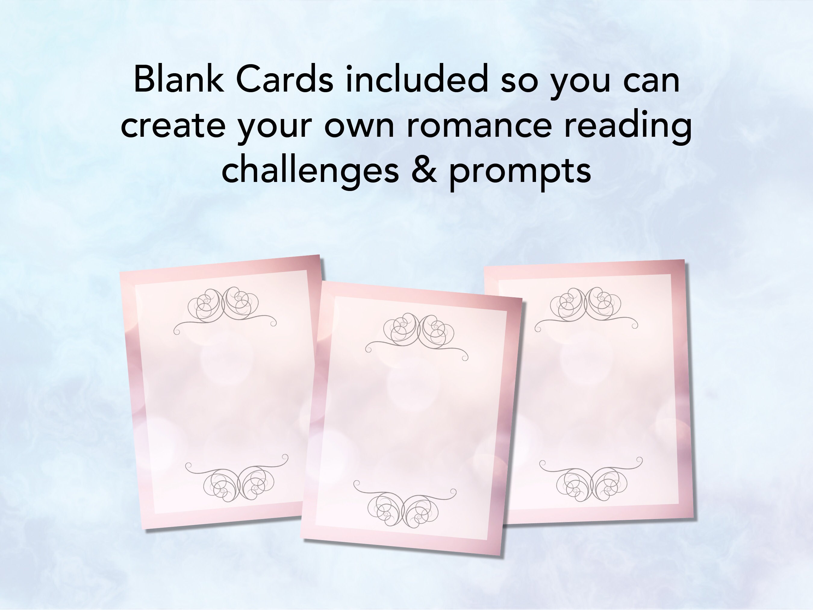 Printable Romance Reading Challenge Cards, TBR Challenge Game - Etsy