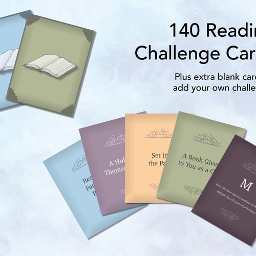 TBR Game Printable Reading Prompts Cards What to Read Next - Etsy