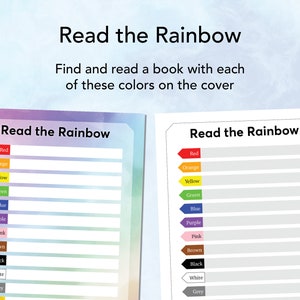 Reading Challenges: Read the Rainbow, ABC Alphabet Titles, and Book ...