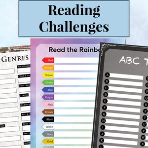 Reading Challenges: Read the Rainbow, ABC Alphabet Titles, and Book ...