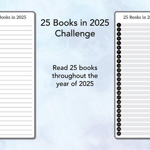 Printable Reading Challenges Bookmarks - Etsy