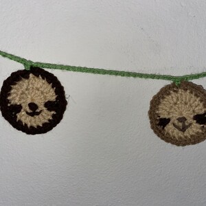 Crochet Sloth Garland Pattern - Etsy
